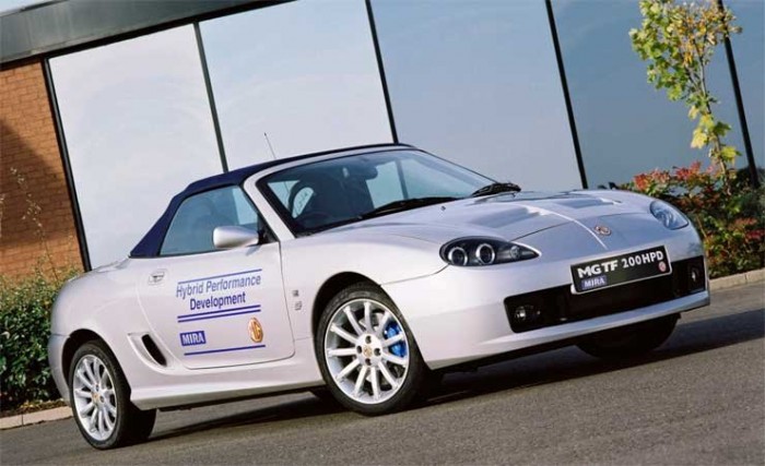 MG TF tuning elektromos motorral - Vezess