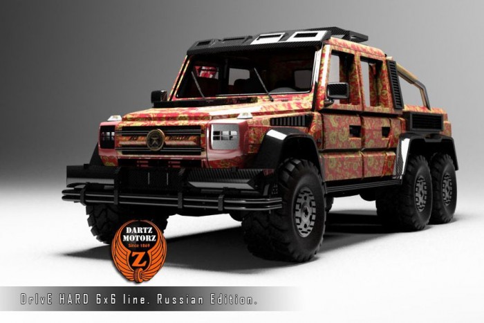 Dartz Red Russian 6x6