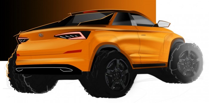 Škoda Student Concept Car 2019 Kodiaq Pickup - Vezess