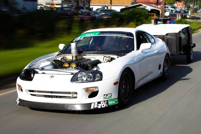 Real Street Performance Toyota Supra dragster - Vezess