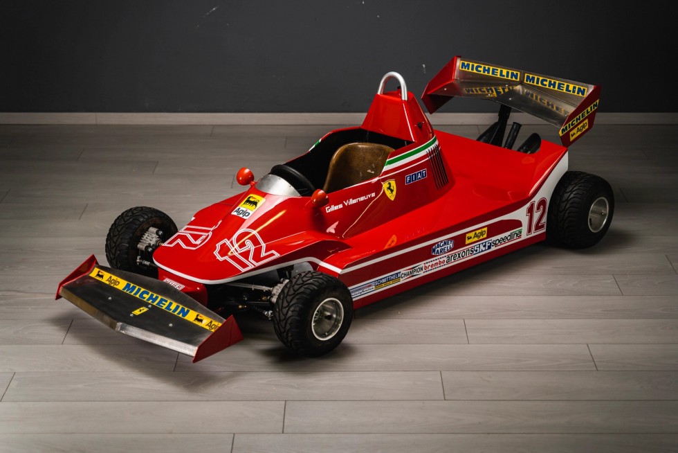 Forma-1 Ferrari F312T4 gokart - Vezess
