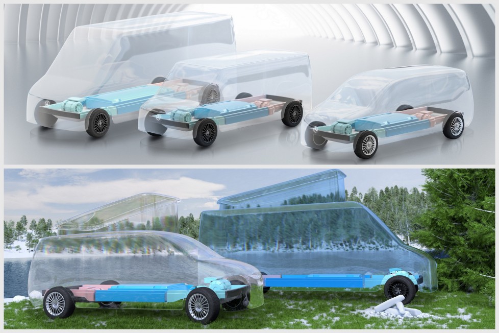 Mercedes-Benz VAN.EA elektromos moduláris platform - Vezess